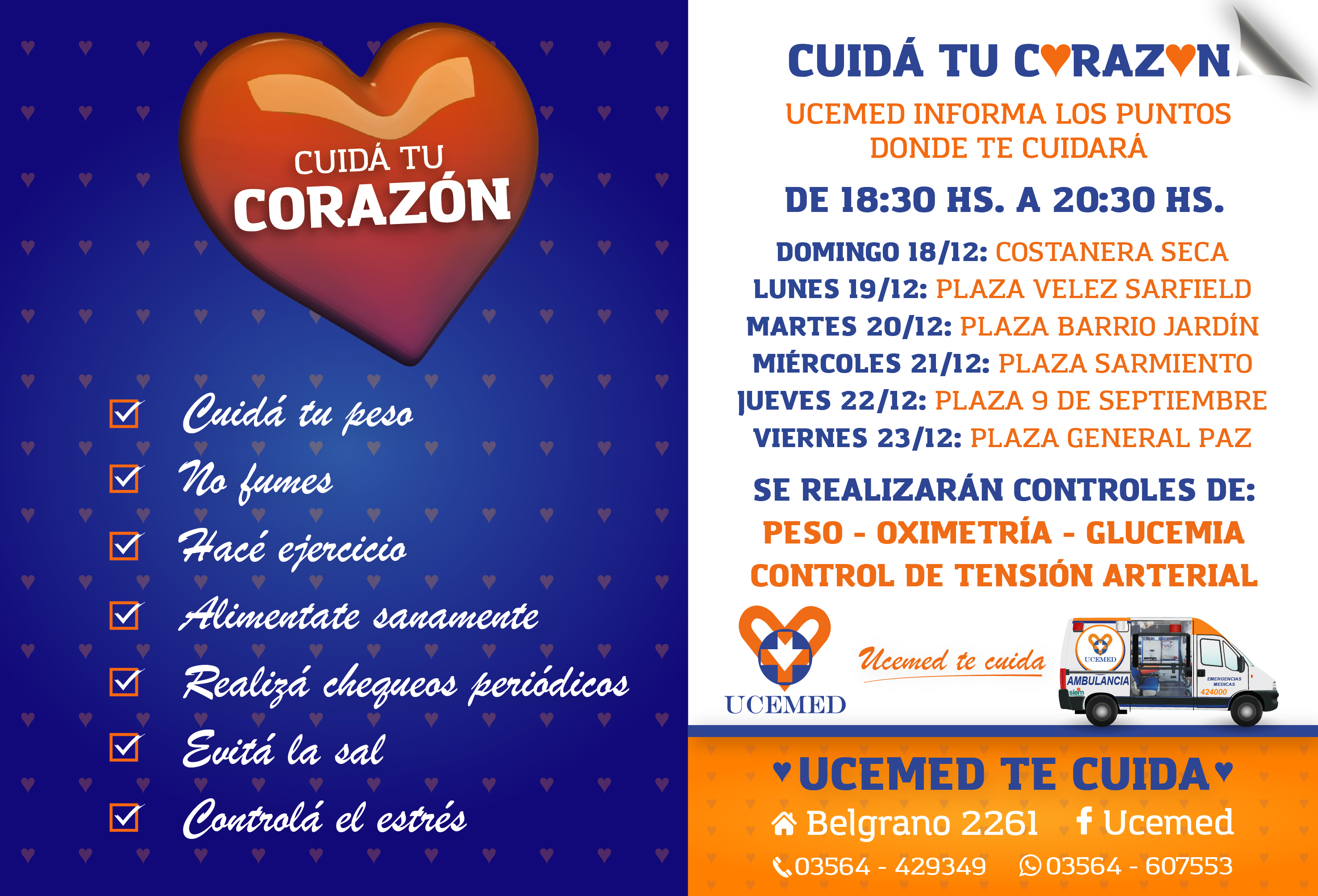 Comienza la campaña "Cuida tu corazón" - Diario San Francisco